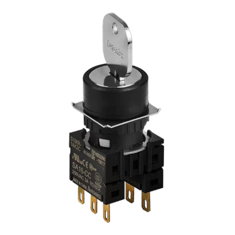 Autonics 16 mm Key Selector Switches S16KR Series | Compact & Reliable