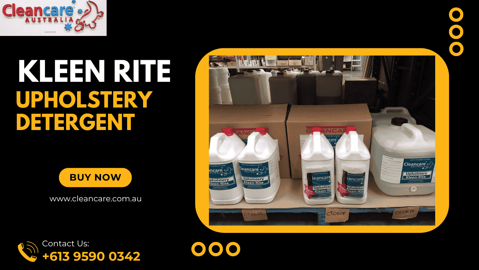 Tackle the Toughest Stains with Kleen Rite Upholstery Detergent ...