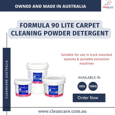 Formula 90 Lite Carpet Cleaning Powder Detergent - Cleancare Australia