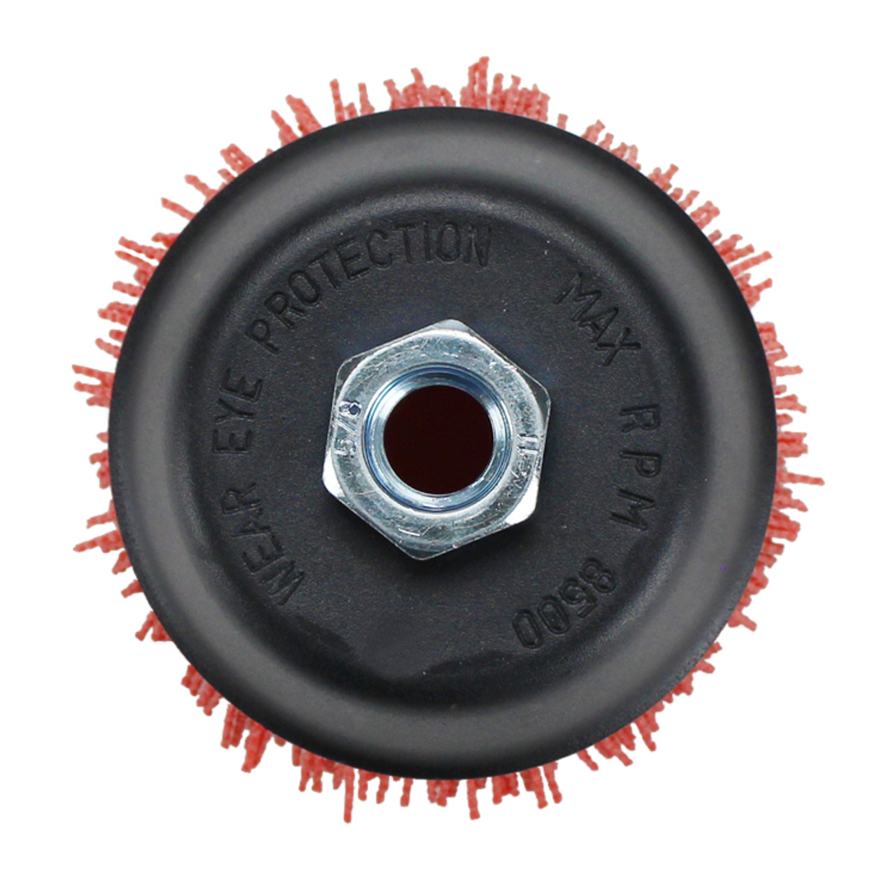 4" Nylon Wire Cup Brush - 5/8"-11 Arbor Hole