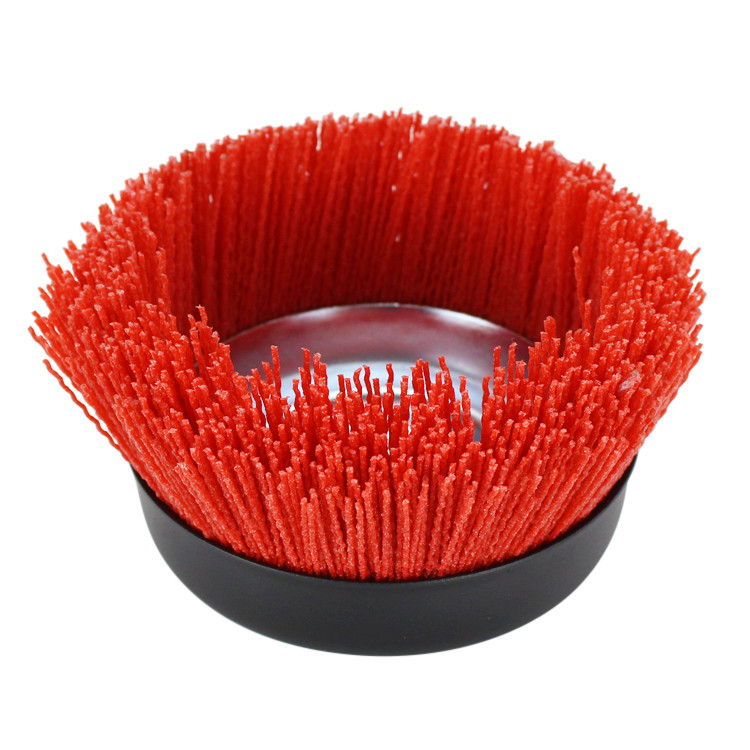 6" Nylon Wire Cup Brush - 5/8"-11 Arbor Hole