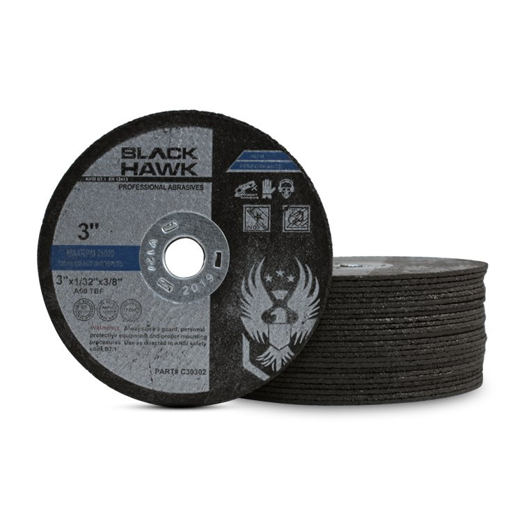 3" x .03" x 3/8" Die Grinder Cut Off Wheels Type 1 - 25 Pack