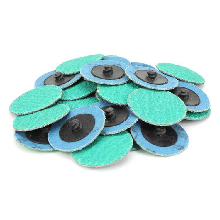 2" Premium Green Zirconia Quick Change Discs with Grinding Aid - 25 Pack