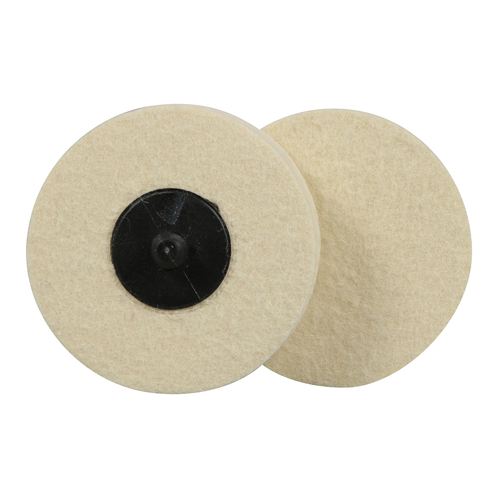 3" Polish Plus Quick Change Felt Discs Type R - Roll On