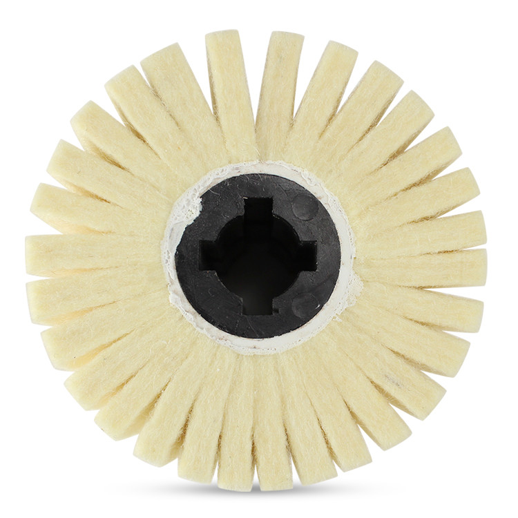 4” x 4” Wool Flap Wheel Buffing Drum