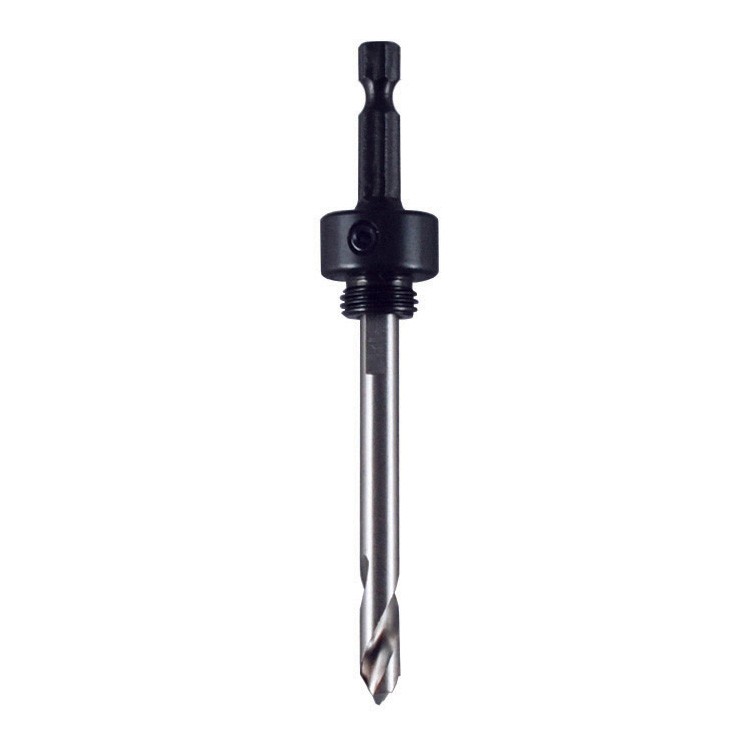 1 4 Hex Shank 1 2 20 Thread MK Morse Hole Saw Arbor with Pilot Drill