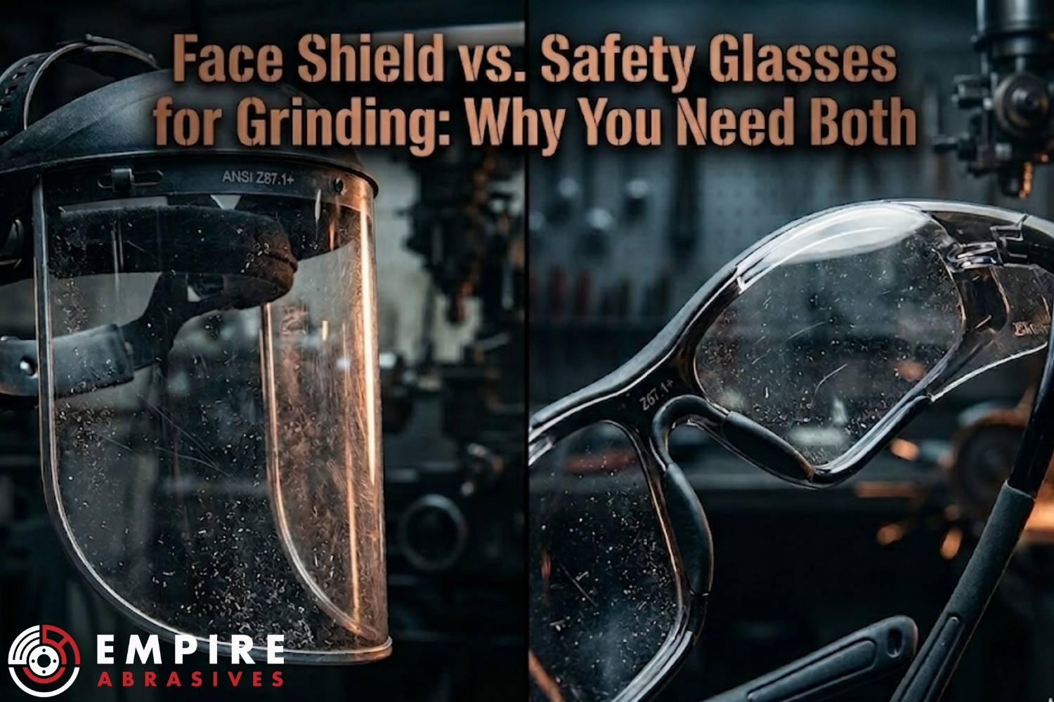Face Shield vs. Safety Glasses for Grinding: Why You Need Both - Empire ...