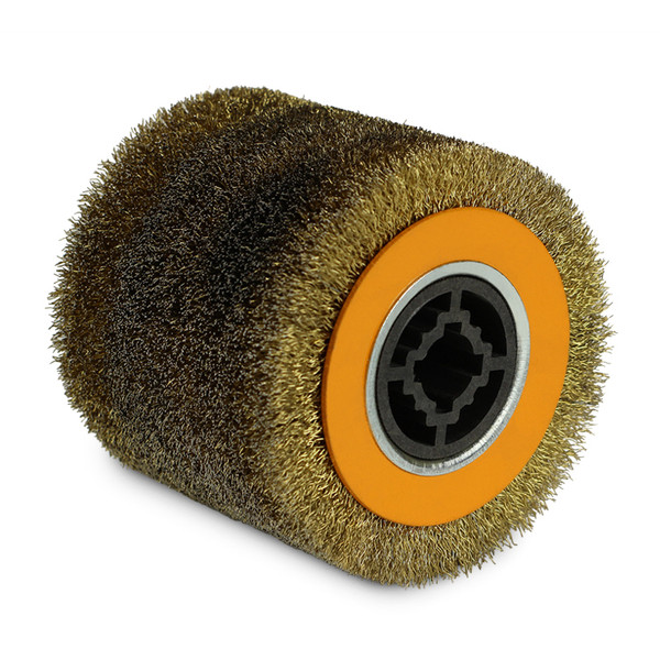 4-1/2” x 4” Steel Wire Brush Drum