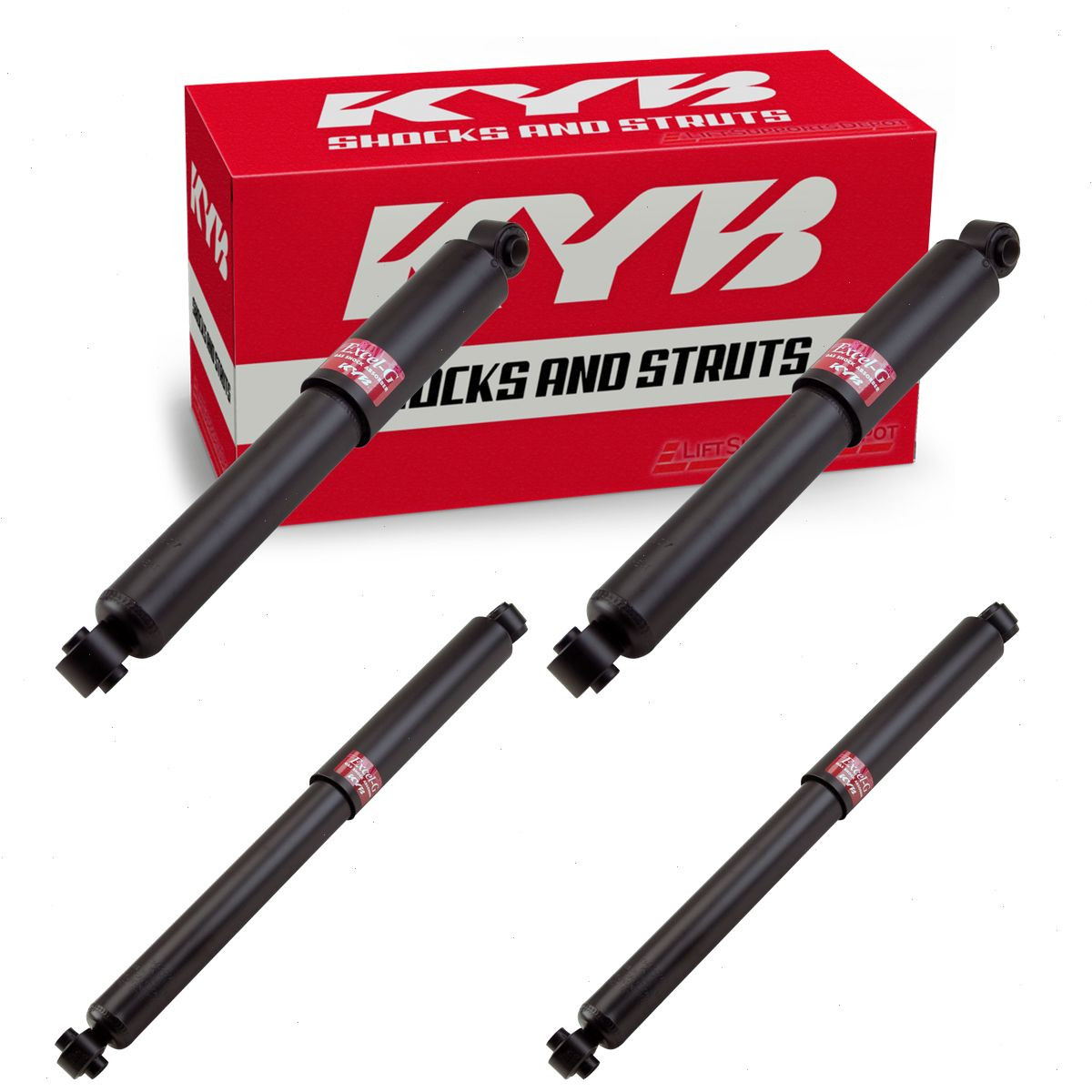 1989-1991 Chevrolet R1500 Suburban 4 pc Shock Absorbers KYB Excel-G ...
