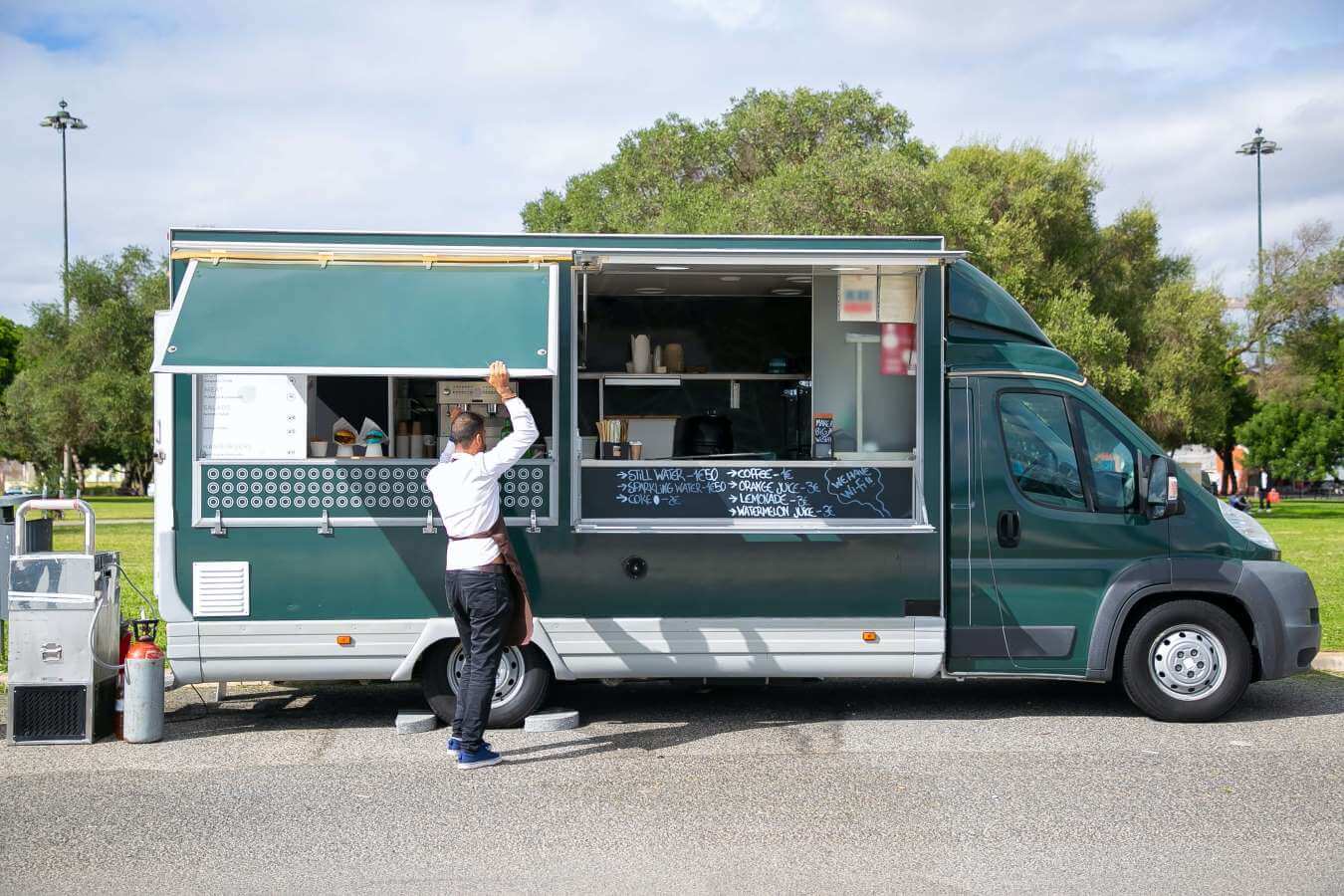 Food Truck DIY Concession Window Conversion - Lift Supports Depot®