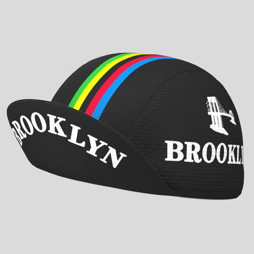Brooklyn Retro Cycling Cap - Rainbow | Freestylecycling.com