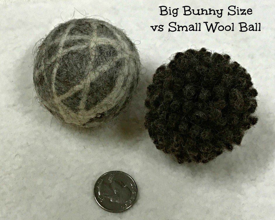 Large Felted Pom Pom Wool Balls in Natural Colors - Wool Ball Cat Toys ...