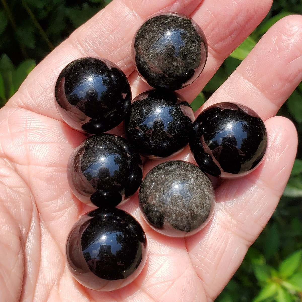Black Obsidian Spheres | Shop Healing Black Obsidian Crystals ...