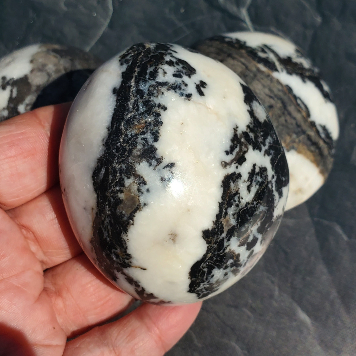 Zebra Jasper Massage Stones | Shop Healing Zebra Jasper Crystals ...
