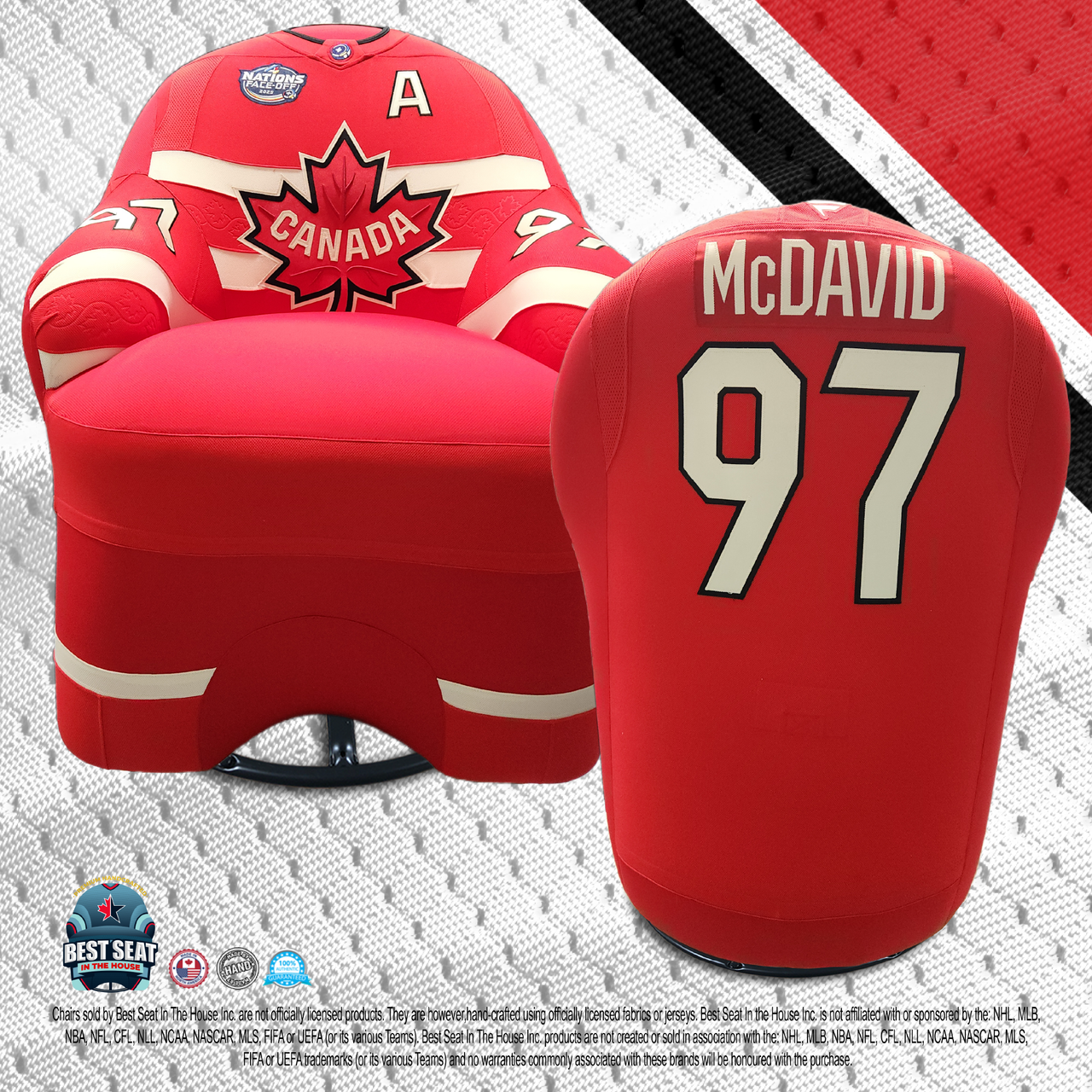 The McDavid Team Canada 4 Nations Chair - Best Seat In The House ...
