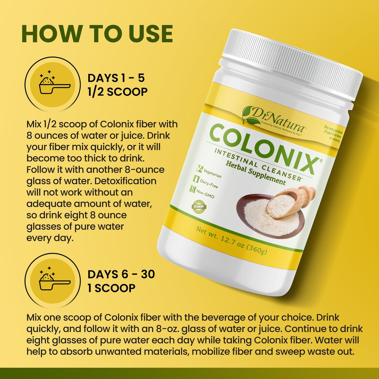 DrNatura | Colonix® Intestinal Cleanser to Cleanse the Intestines