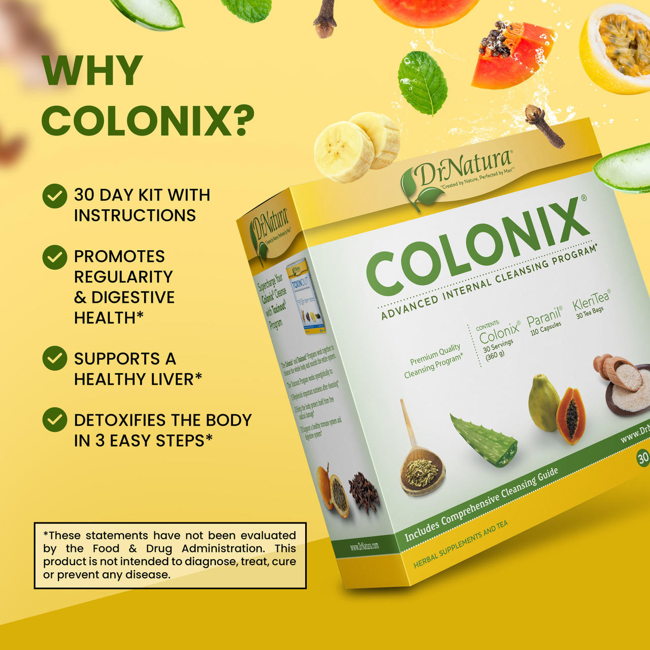 DrNatura | Colonix® - 30 Days Colon & Detox Cleanse Kit