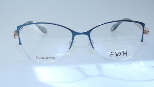 Fysh Eyeglass Frame model 3675 color M104 - Eyeglassframes4less.com