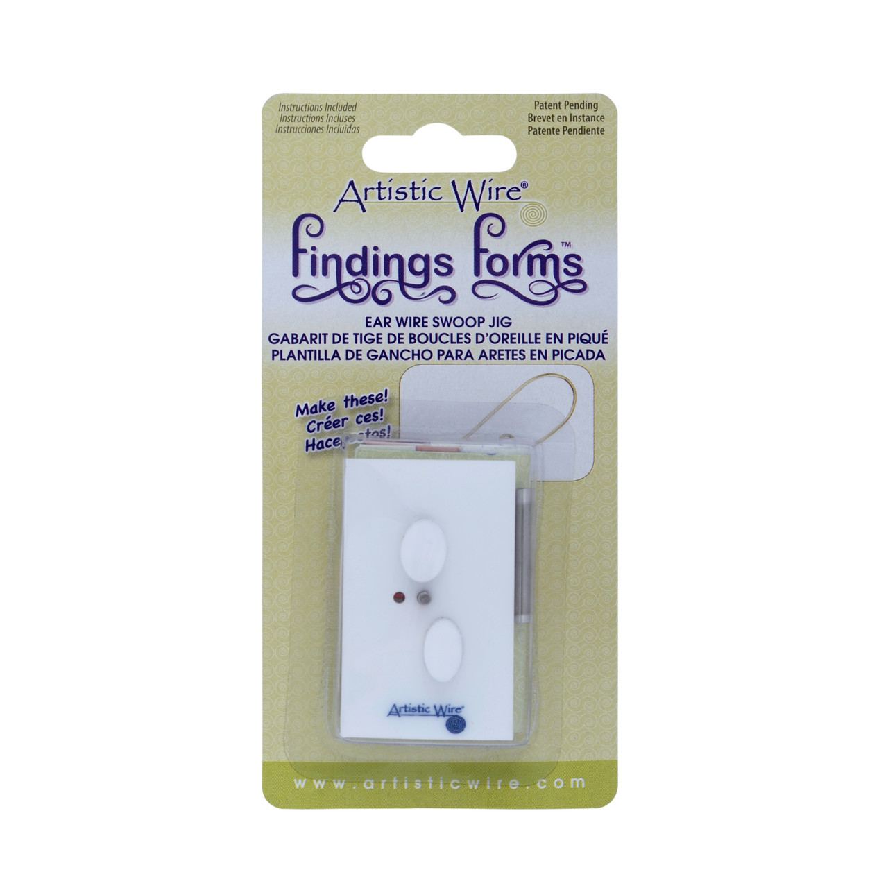Findings Forms, Swoop Ear Wire Jig, 1 pc