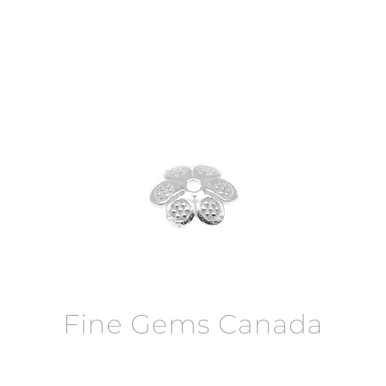 Bead Cap (8mm) - 12/pack - 925... - Wholesale | Fine Gems Canada