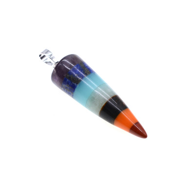 Stone Bullet Point Pendant 14x42mm... - Wholesale | Fine Gems Canada