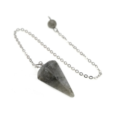Stone Dowsing Pendulum Pendant with... - Wholesale | Fine Gems Canada