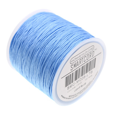 Macrame Nylon Cord 0.8mm - Light Blue (100 Yards)