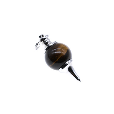 Buy Stone Ball Pendulum 17x40mm - Tiger Eye at Fine Gems Canada