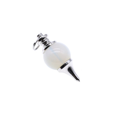 Stone Ball Pendulum 17x40mm - Opalite - Wholesale | Fine Gems Canada