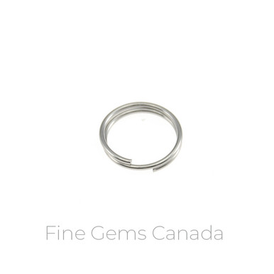Stainless Steel - 7mm Double Split Ring (Wire Diamter 0.5mm) - 100/Pack