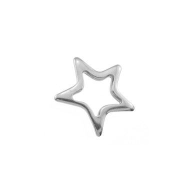 Stainless Steel Star Connector - 16mm - 30/Pack