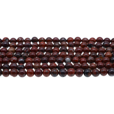 Poppy Jasper Round 6mm - Loose Beads