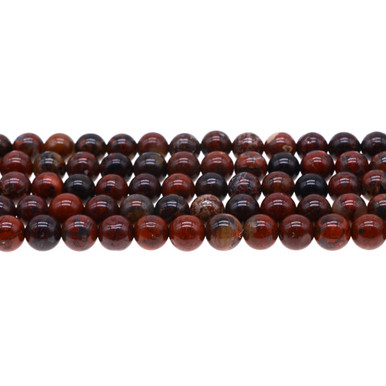 Poppy Jasper Round 8mm - Loose Beads
