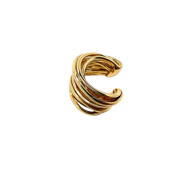 Entangle Golden Strings Ear Cuff | Keira K