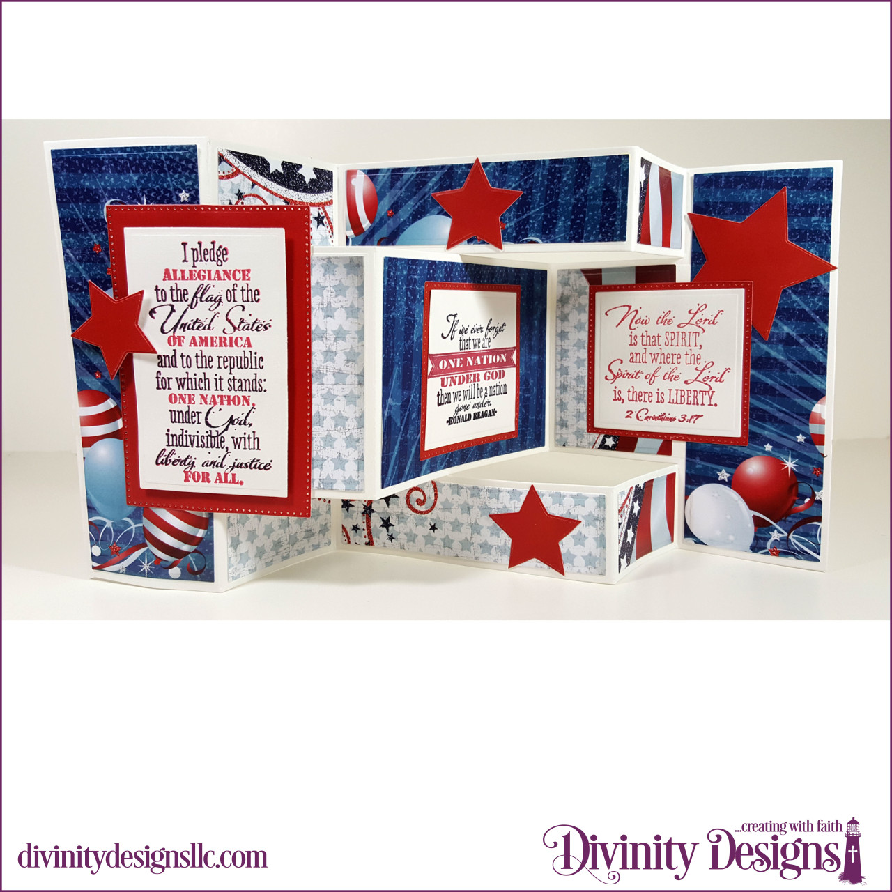 TRI-SHUTTER WITH LAYERS DIES - Divinity Designs LLC
