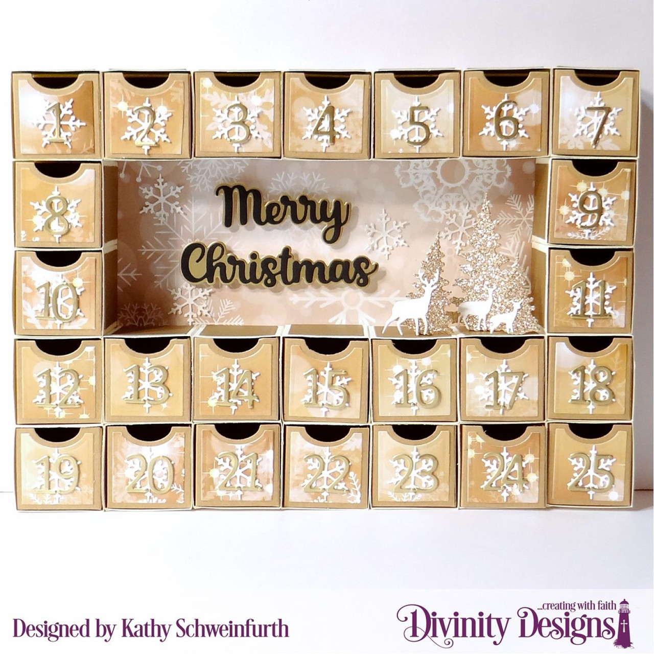 ADVENT CALENDAR TREAT BOXES DIES - PREORDER