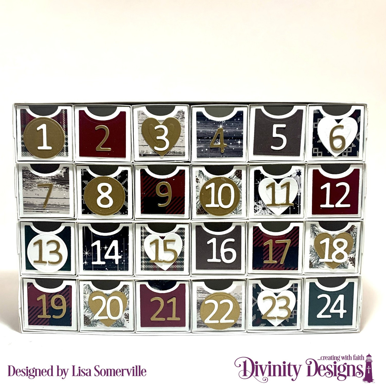 ADVENT CALENDAR TREAT BOXES DIES - PREORDER