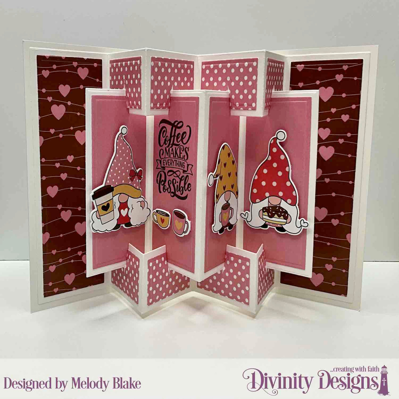 CONCERTINA CARD WITH LAYERS * SEE NOTE BELOW