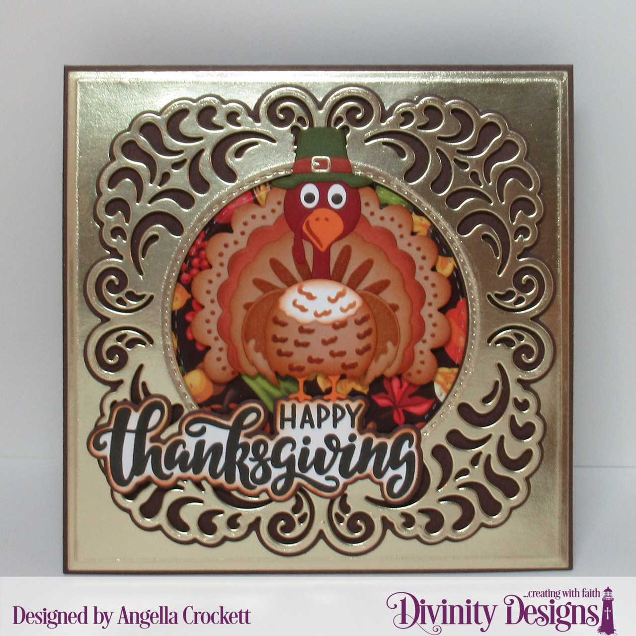 HAPPY THANKSGIVING 1 (STAMP/DIE DUOS - CLEAR STAMPS)