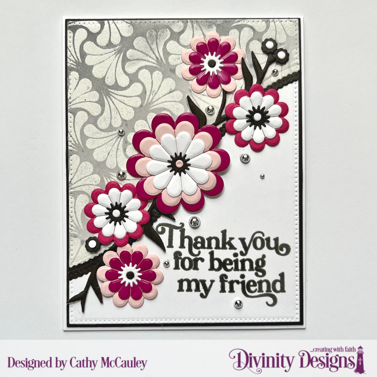 FANCY FANS (MIXED MEDIA STENCILS)