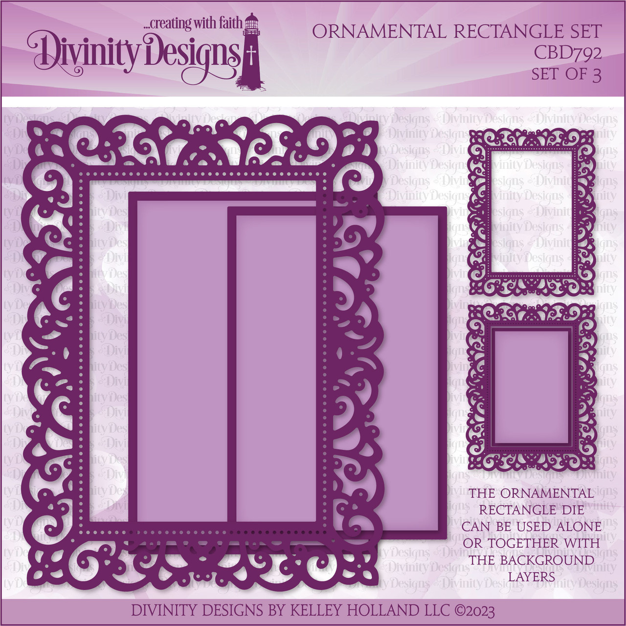 ORNAMENTAL RECTANGLE DIE SET