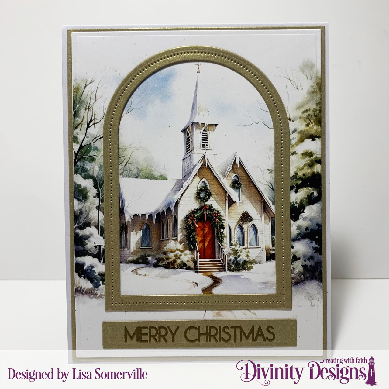 CHRISTMAS CHURCHES A2 CARD FRONTS