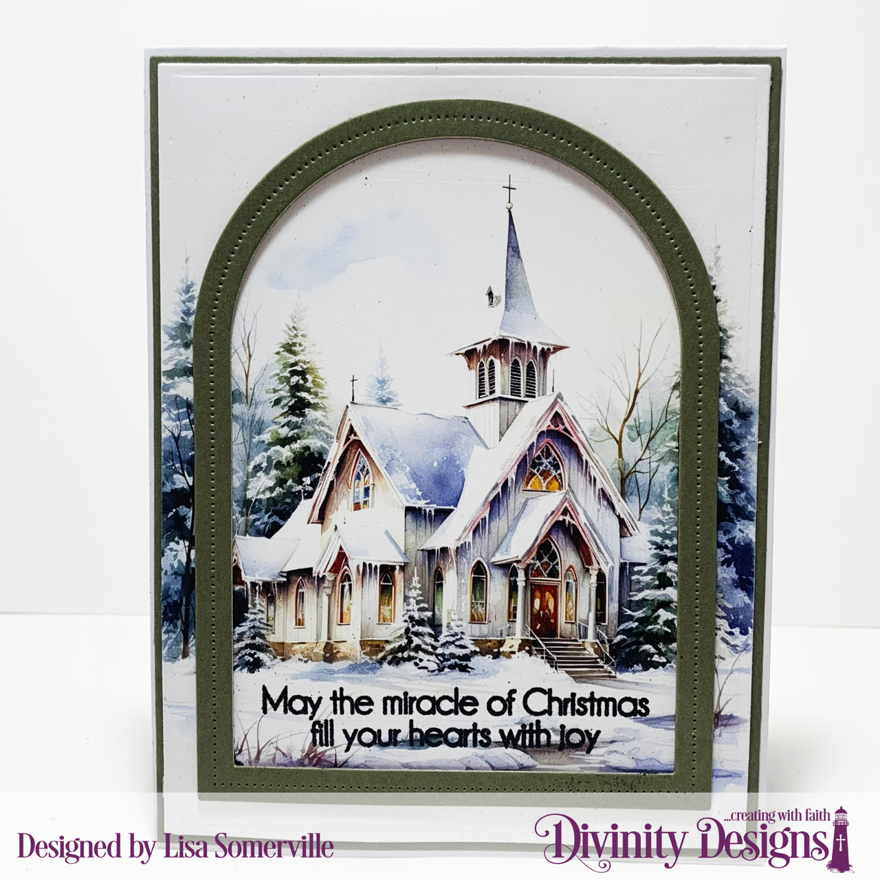 CHRISTMAS CHURCHES A2 CARD FRONTS