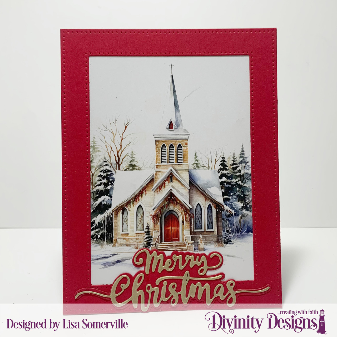 CHRISTMAS CHURCHES A2 CARD FRONTS