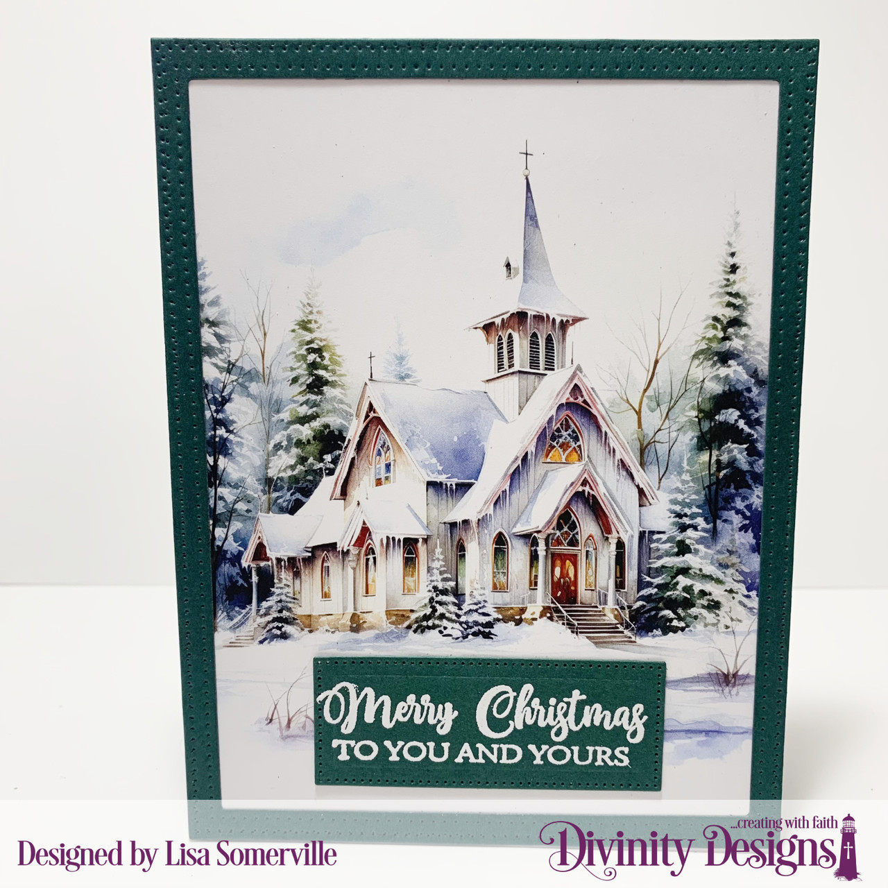 CHRISTMAS CHURCHES A2 CARD FRONTS
