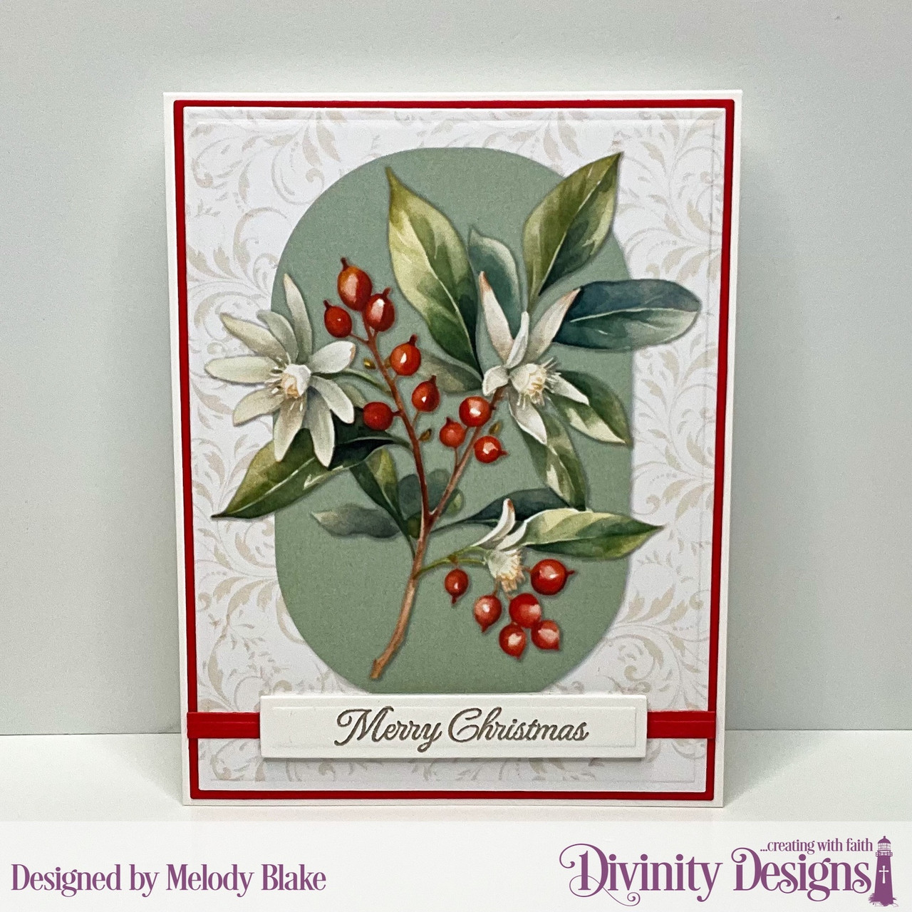 RED POINSETTIAS A2 CARD FRONTS
