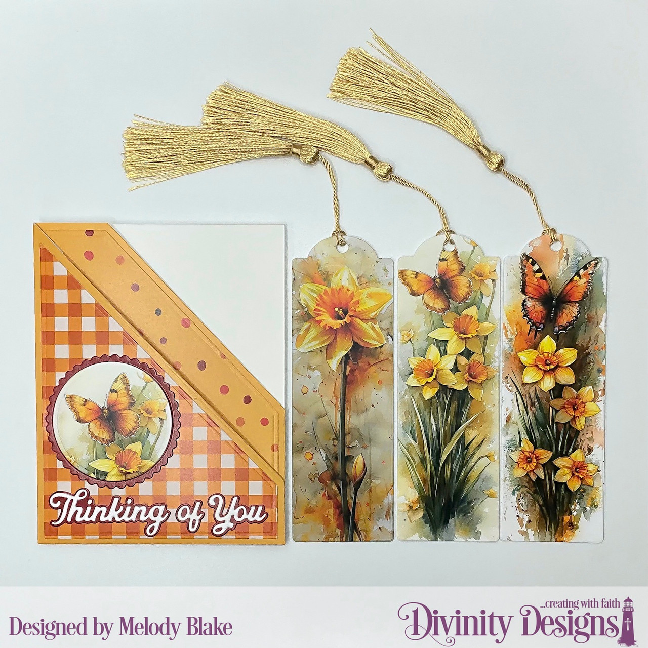 SPRING FLOWER BOOKMARKS PAPER PAD
