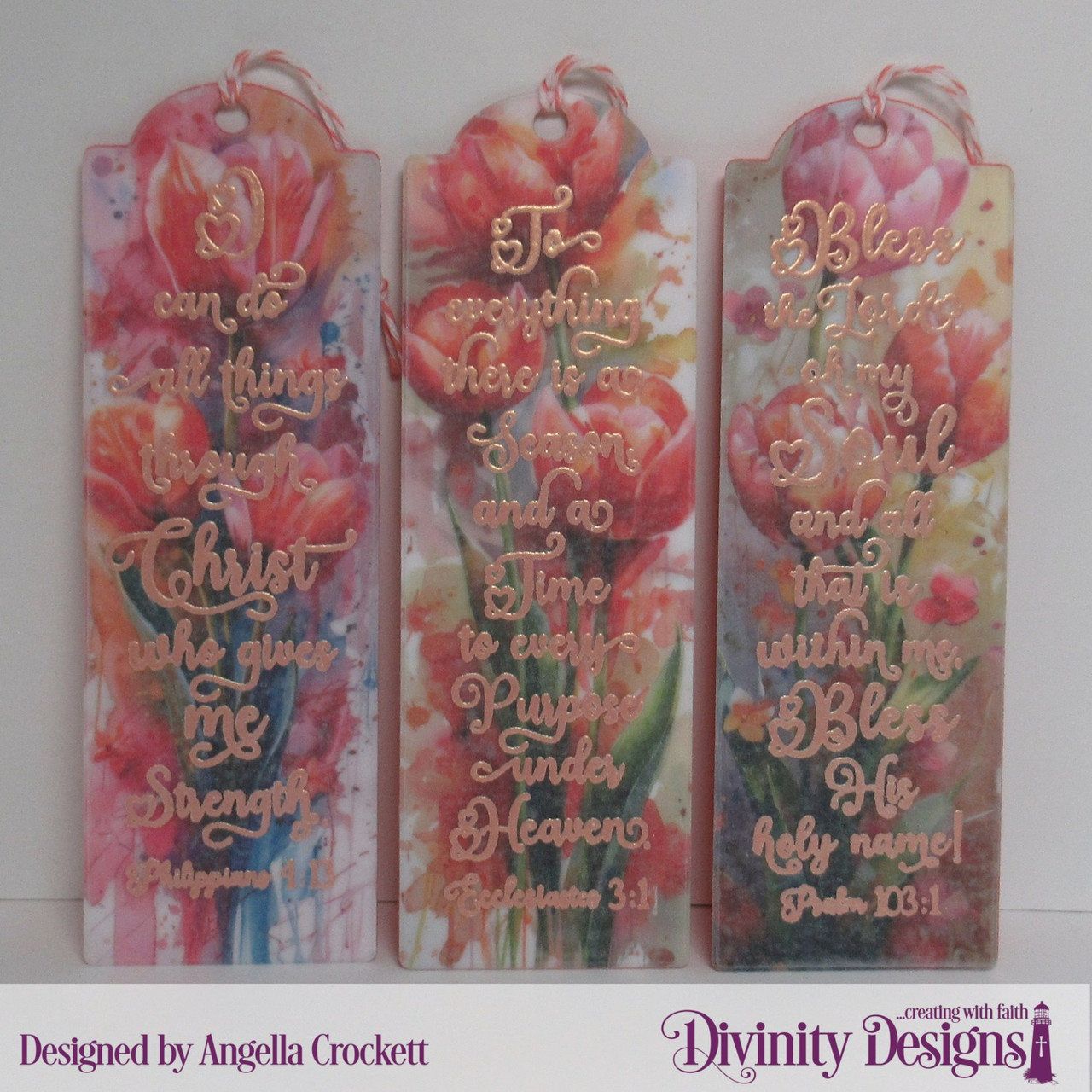 SPRING FLOWER BOOKMARKS PAPER PAD