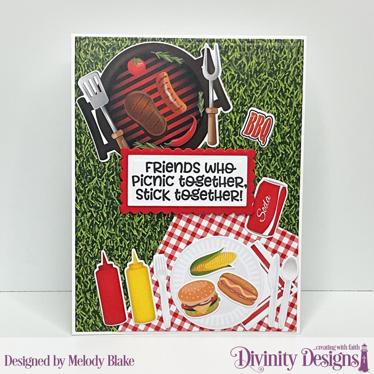 BBQ TIME PAPER/DIE DUO