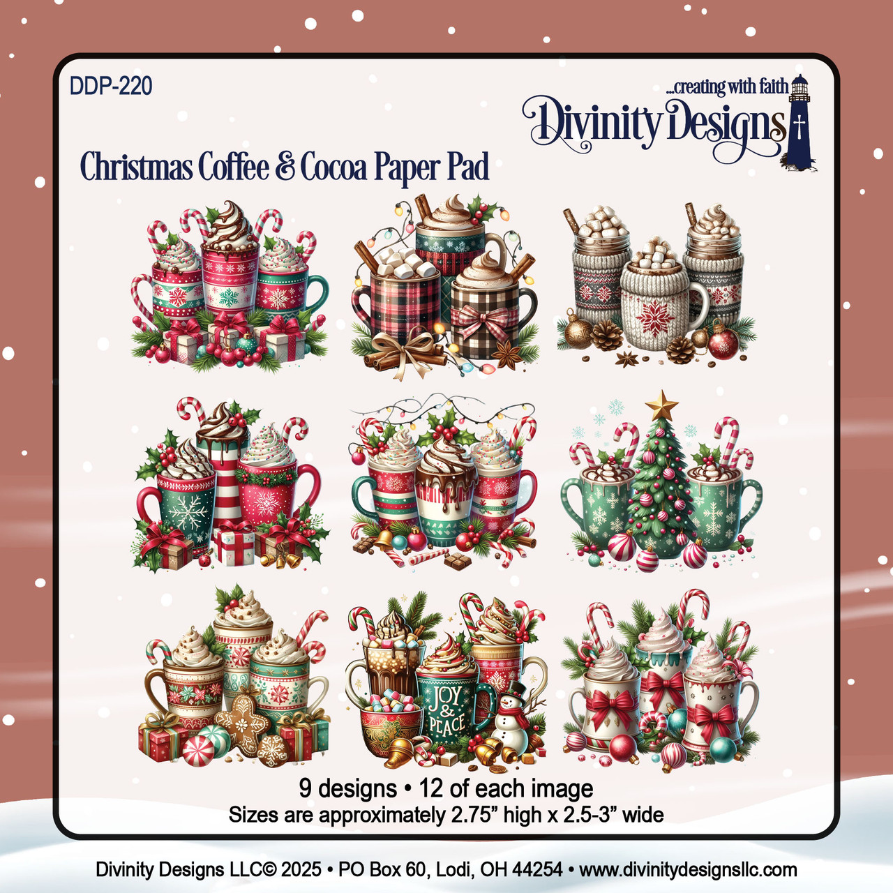 CHRISTMAS COFFEE & COCOA PAPER PAD